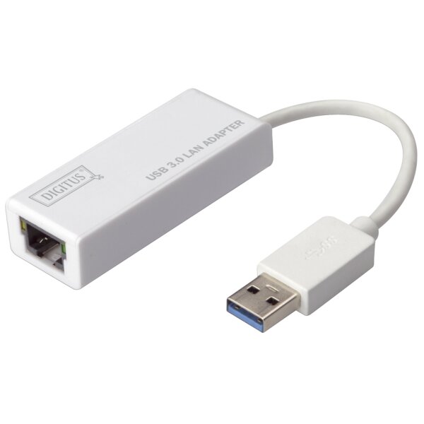 DIGITUS USB 3.0 auf Gigabit Ethernet Adapter, weiss | Internetstore.ch