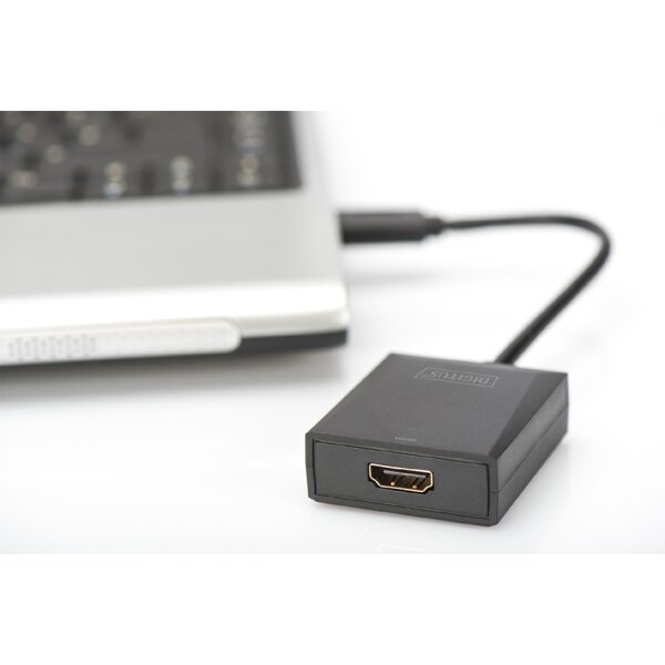DIGITUS USB 3.0 - HDMI Video Adapter, schwarz | Internetstore.ch