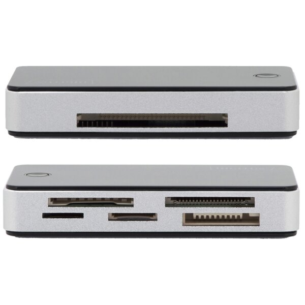 DIGITUS USB 3.0 Card Reader "All-in-one", schwarz silber | Internetstore.ch
