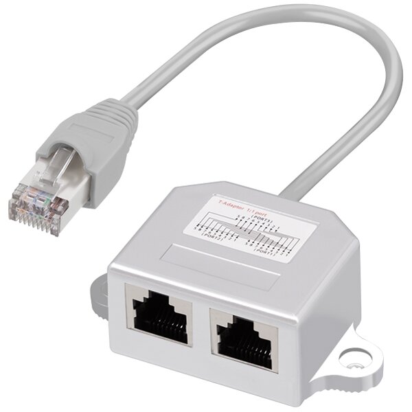 LogiLink RJ45 T-Adapter, 1:1 parallel geschaltet | Internetstore.ch