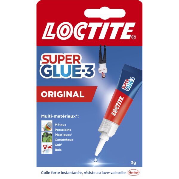 LOCTITE Colle instantanée Super Glue 3, tube de 3 g | internetstore.ch ...