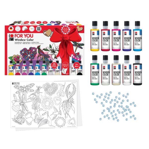 Marabu Window Color "fun & fancy", Set FOR YOU | Internetstore.ch
