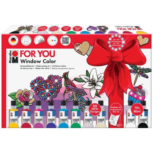 Marabu Window Color "fun & fancy", Set FOR YOU | Internetstore.ch