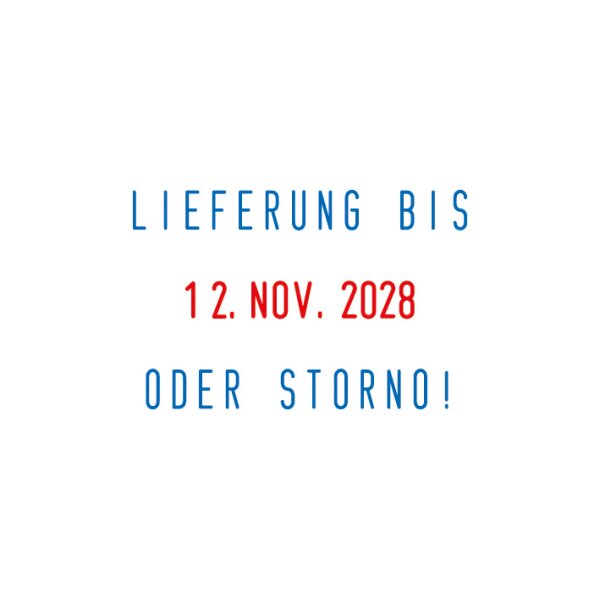 COLOP Datumstempel-Set Printer S260, blau | internetstore.ch ...