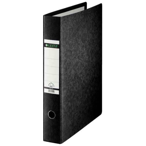 LEITZ Hartpappe-Ordner, 180 Grad, DIN A6 quer, 75 mm,schwarz, CHF 5.87