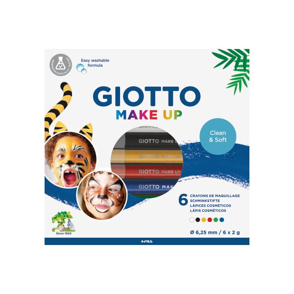 GIOTTO Schminkstifte Make-Up F474200 Basic Pencil 6 Stück | Internetstore.ch
