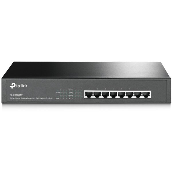 TP-LINK 8-Port Desktop Rackmount TL-SG1008MP Switch with 8-Port PoE ...