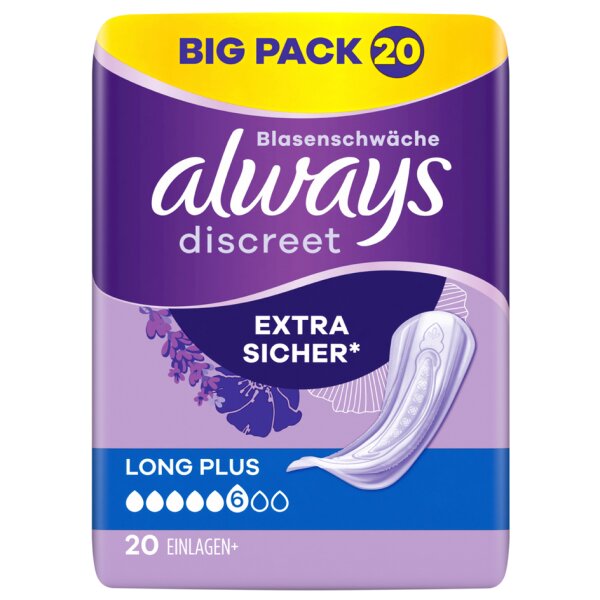 always discreet Inkontinenz-Einlage Long Plus Big Pack | Internetstore.ch