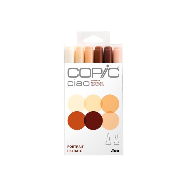 COPIC Marker Ciao 22075666 6er Set Porträt | Internetstore.ch