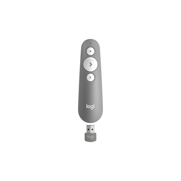 LOGITECH R500 Presenter 910-005843 Wireless Remote Graphite ...