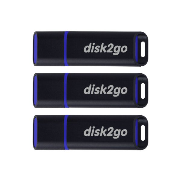 DISK2GO USB-Stick passion 32GB 30006500 USB 2.0 triple pack ...