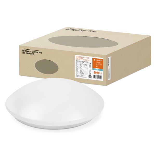 LEDVANCE Wand- und Deckenleuchte SURFACE CIRCULAR 400 SENSOR ...