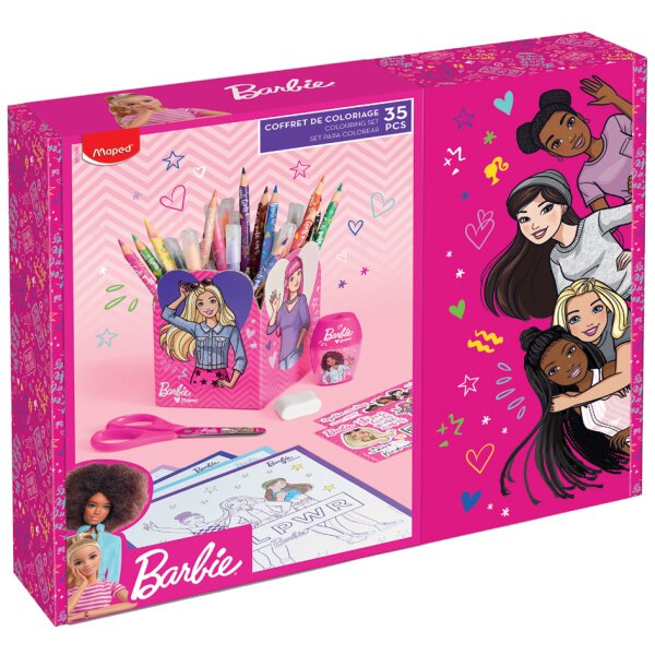 Maped Zeichenset Barbie, 35-teilig, in Geschenkbox | Internetstore.ch