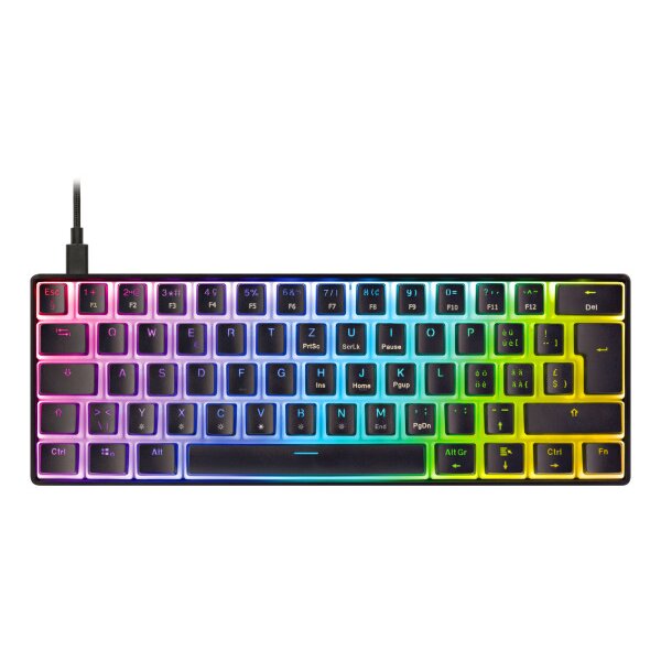 DELTACO TKL Gaming Keyboard v2 RGB GAM-075V2-CH Hot-Swap,CH-Layout ...