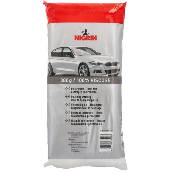 NIGRIN Polierwatte, zum Auftragen und Polieren, 380 g | Internetstore.ch