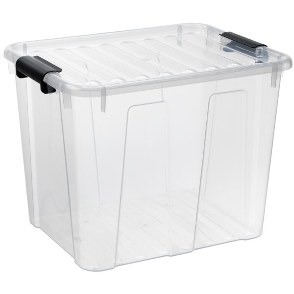 plast team Aufbewahrungsbox HOME BOX, 40 Liter, transparent ...