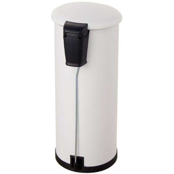 helit Tret-Abfallbehälter "the zinc", 20 Liter, weiss | Internetstore.ch
