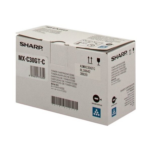 SHARP Toner cyan MX-C30GTC MX-C301W 6000 Seiten | Internetstore.ch