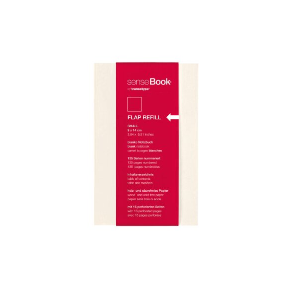 TRANSOTYPE senseBook FLAP REFILL A6 75510601 liniert, S, 135 Seiten ...